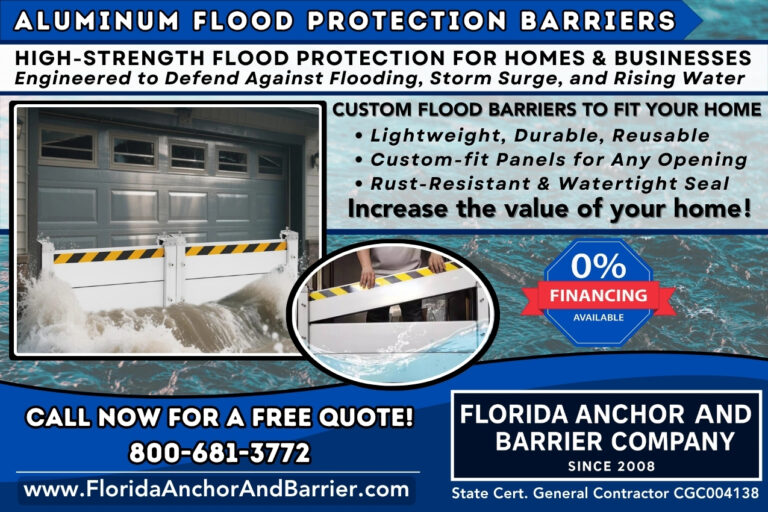 Flood Protection Barriers - FL Anchor and Barrier